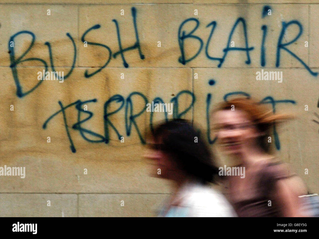 Ahead of the g8 protest hi-res stock photography and images - Alamy