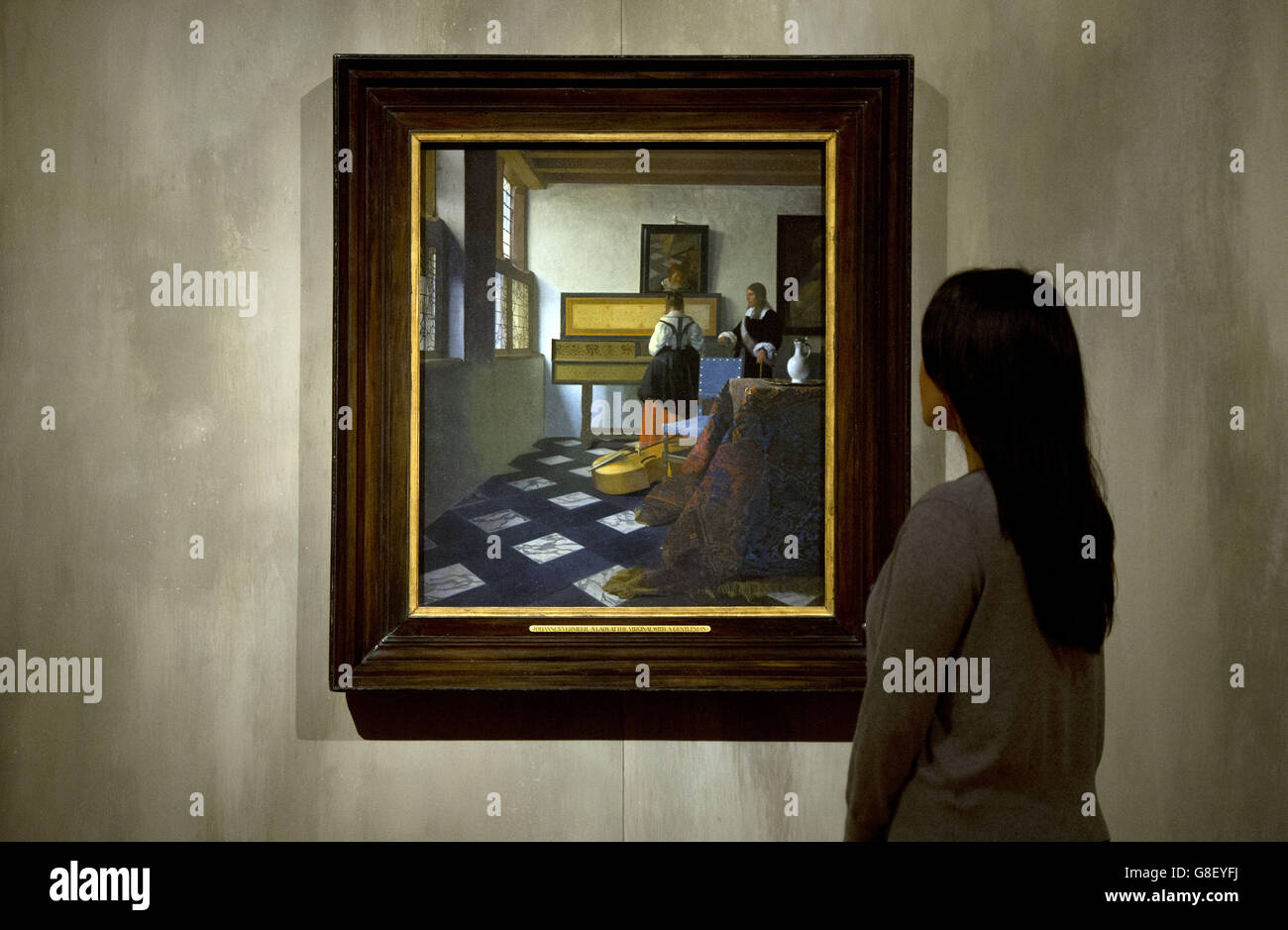 Dutch masterpieces exhibition at buckingham palace hi-res stock ...