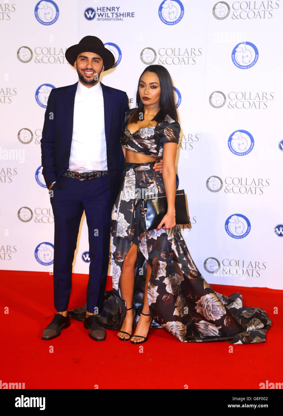 Jordan Kiffin and Leigh-Anne Pinnock arrive for the Collars & Coats ...