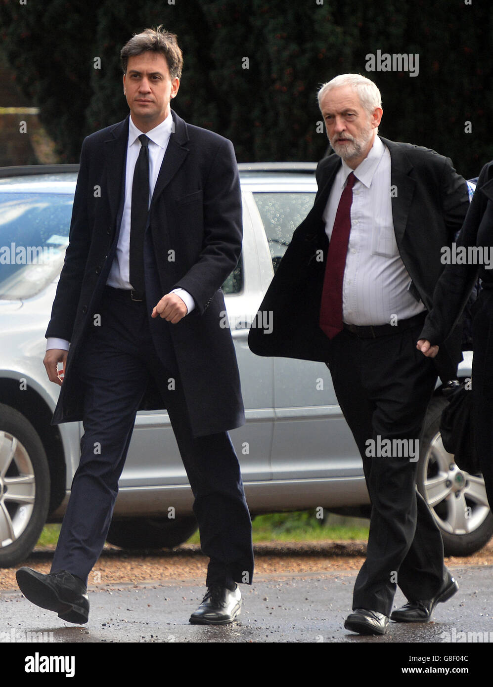 Michael Meacher funeral Stock Photo - Alamy