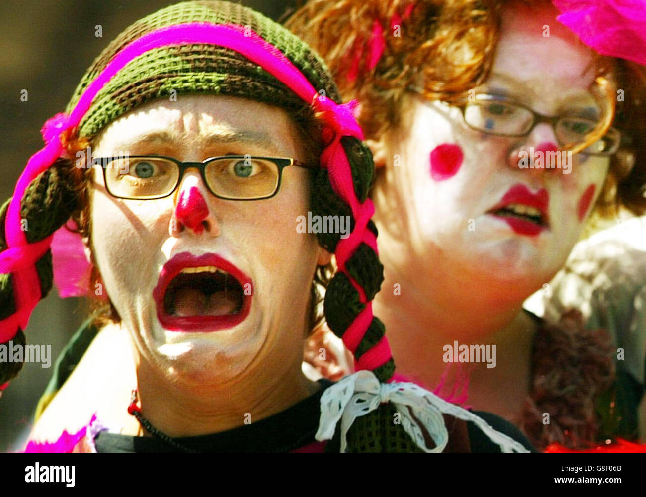 The Clandestine Insurgent Rebel Clown Army hold their first protest ...