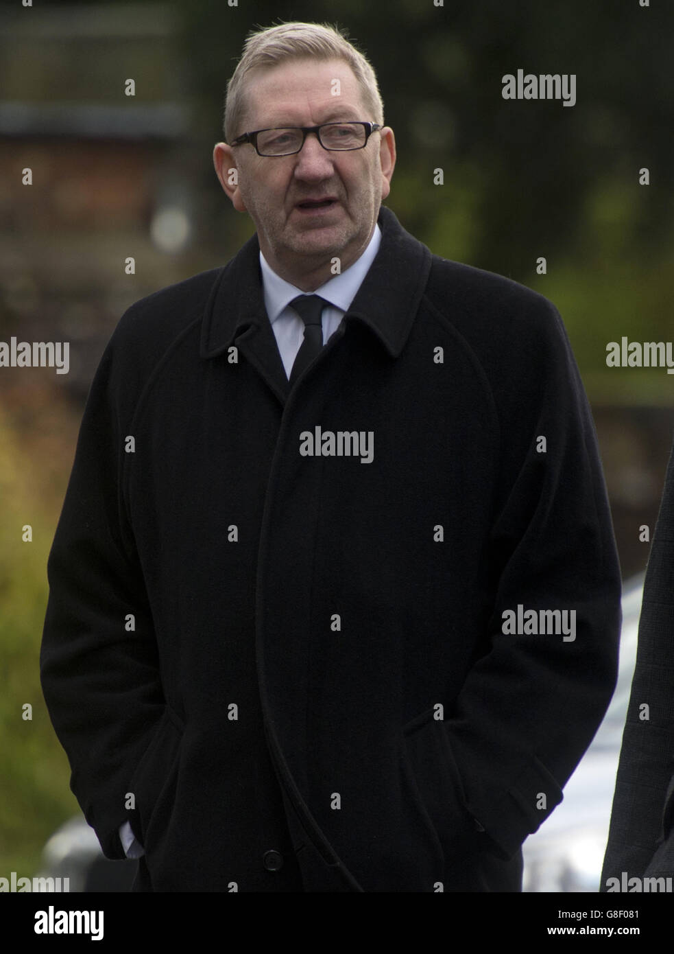 Michael Meacher funeral Stock Photo - Alamy