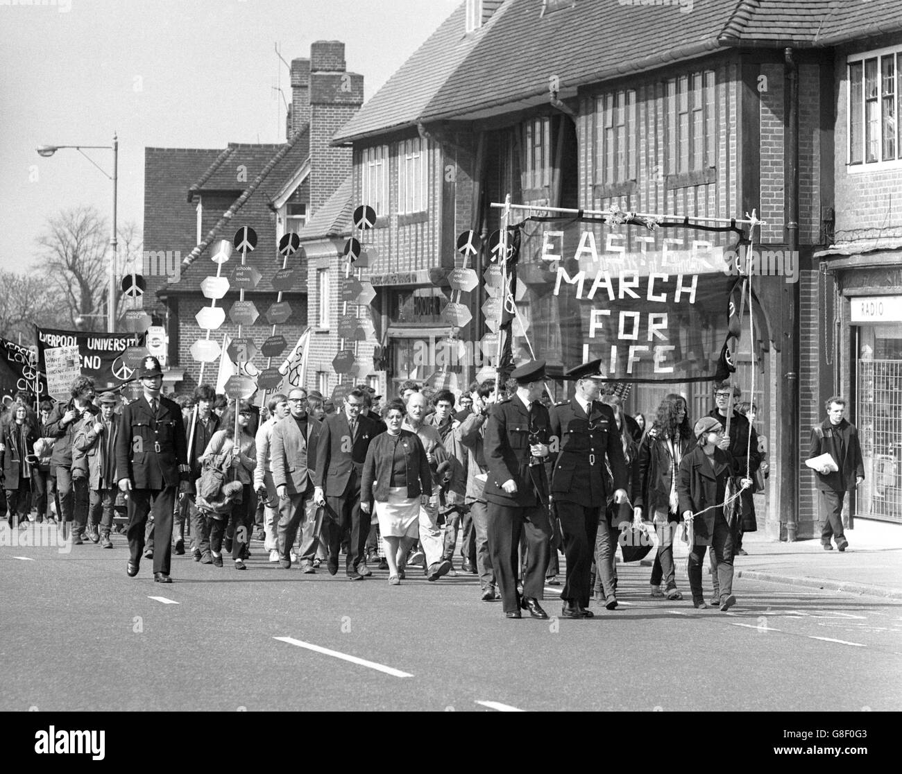 CND Easter March Stock Photo - Alamy
