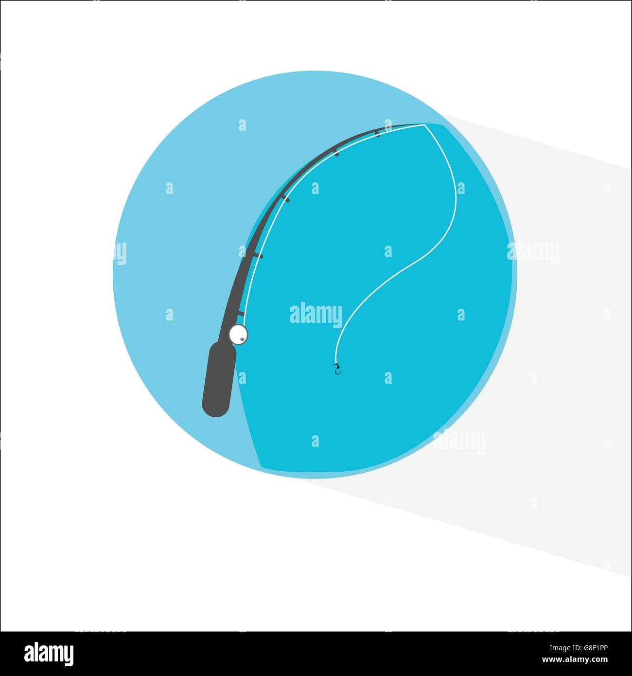 Vector icon Rod, fishing, fishing Stock Vector Image & Art - Alamy