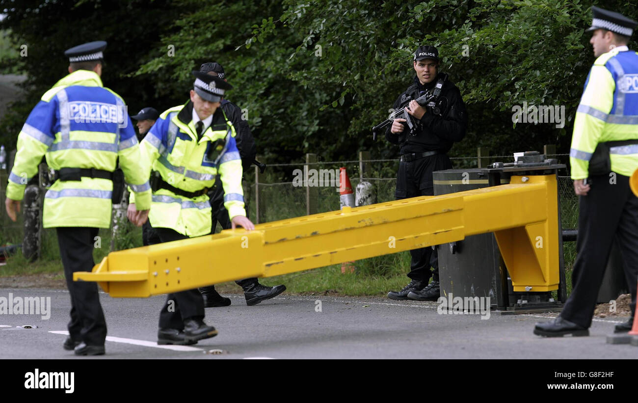 G8 Summit - Security Stock Photo - Alamy