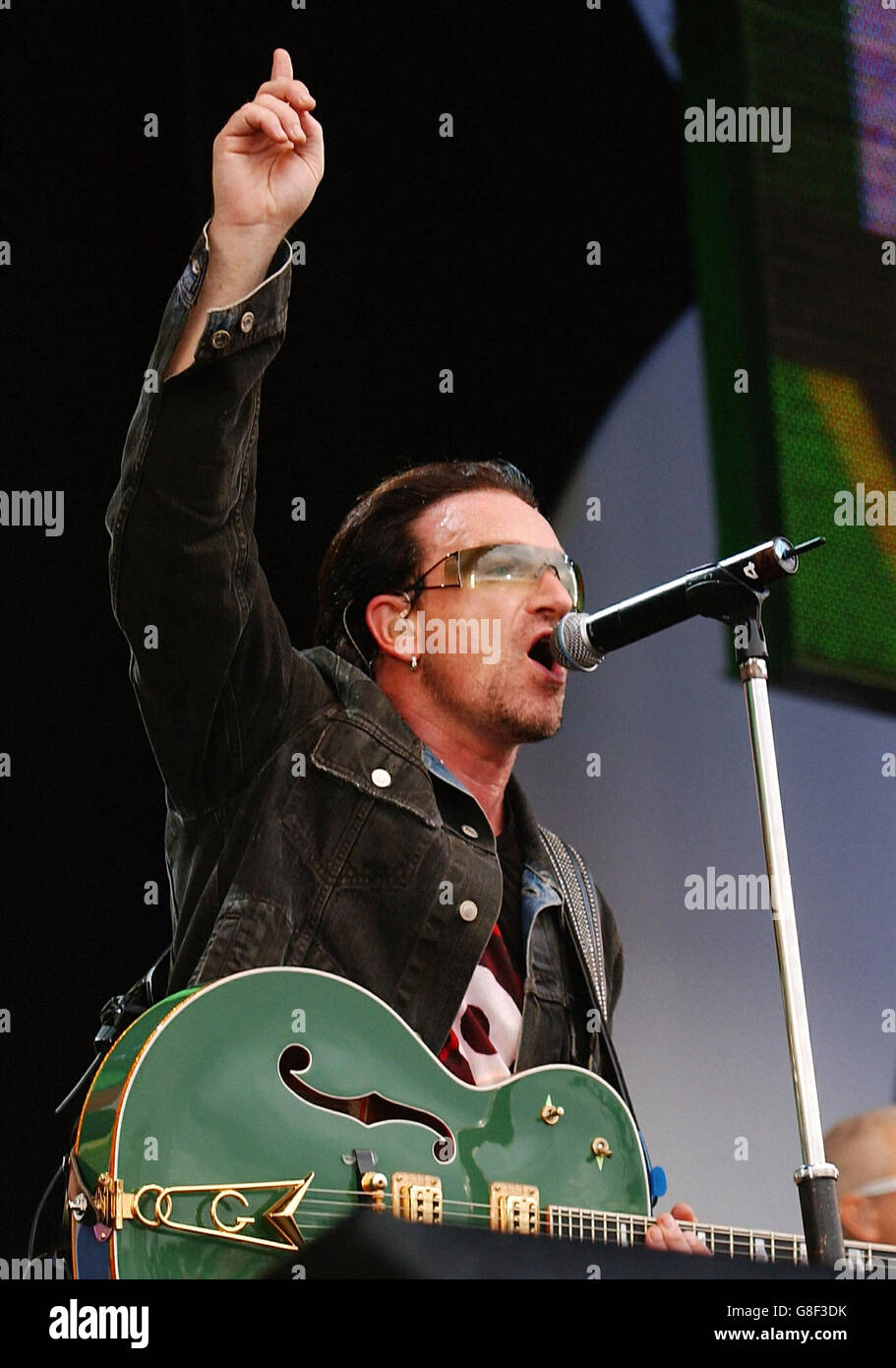 Live 8 Concert - Hyde Park - London Stock Photo - Alamy
