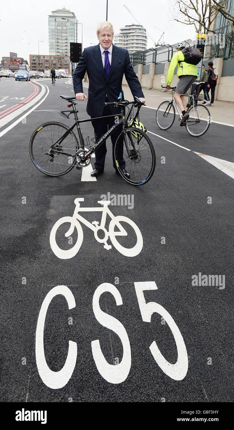 Cycle superhighway opening hi-res stock photography and images - Alamy