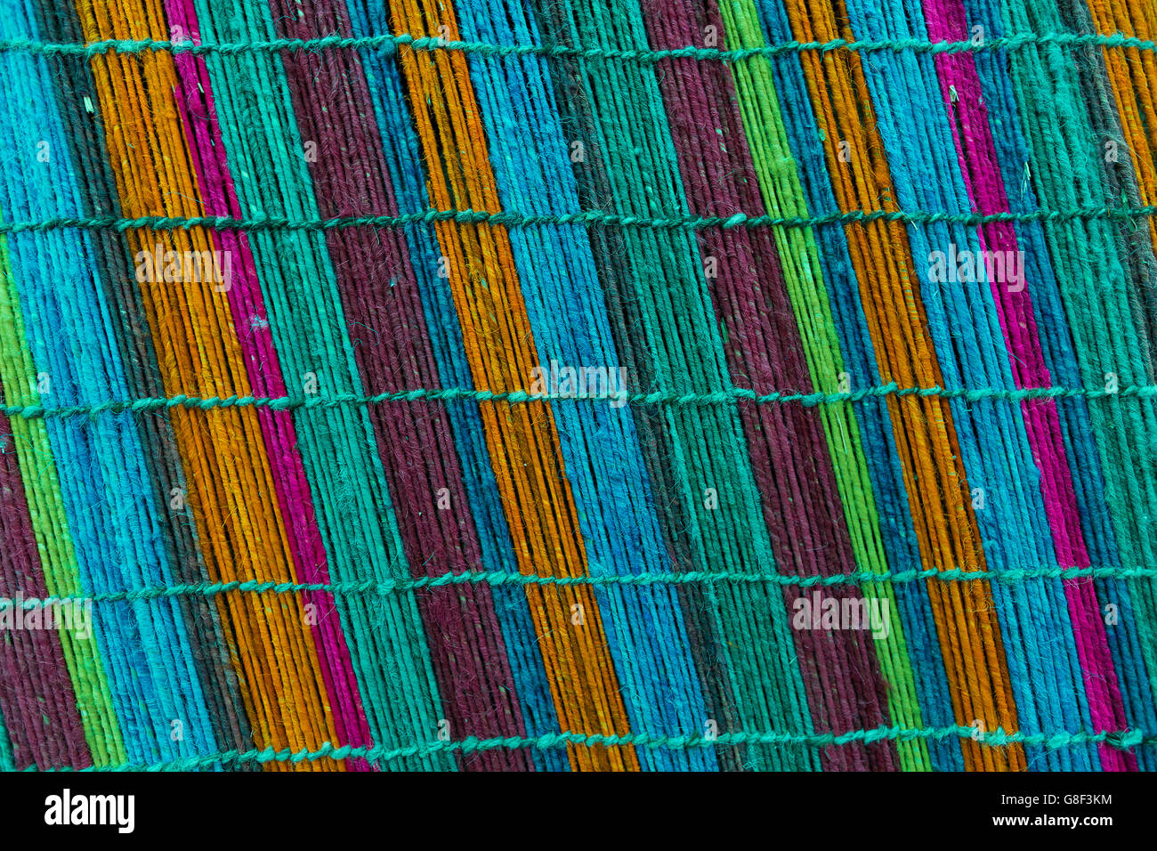 Colorful mat made of felt, Kyrgyzstan Stock Photo - Alamy