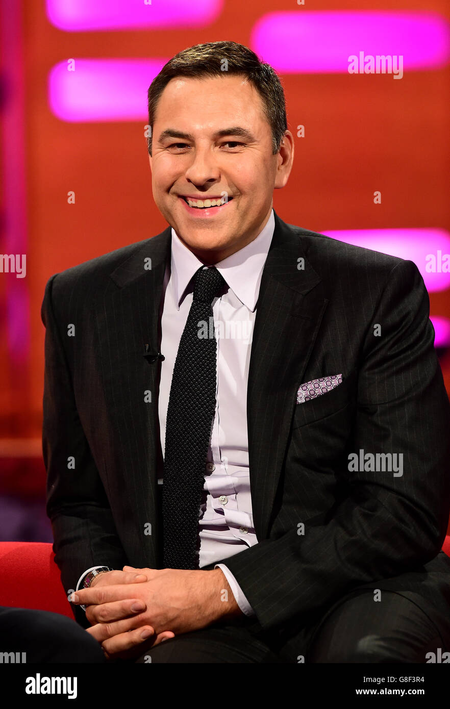 David Walliams during filming of the Graham Norton Show at The London ...