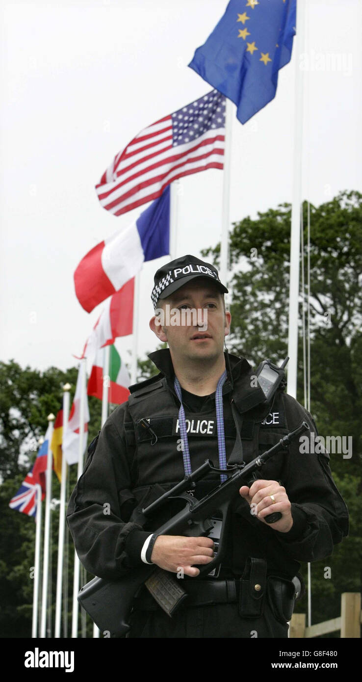Ahead of the g8 summit at gleneagles hi-res stock photography and ...