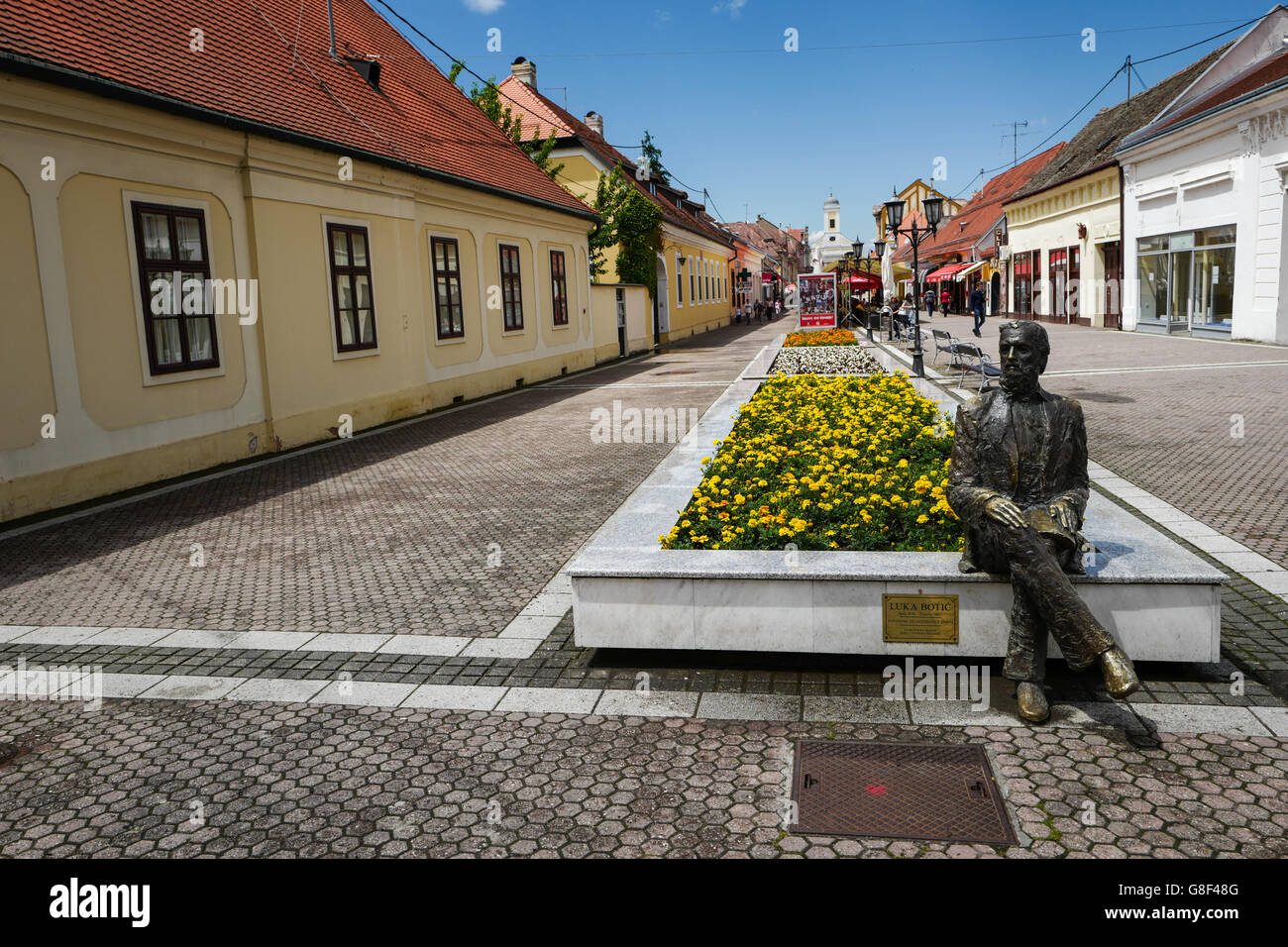 Main street in Djakovo, Croatia Stock Photo - Alamy