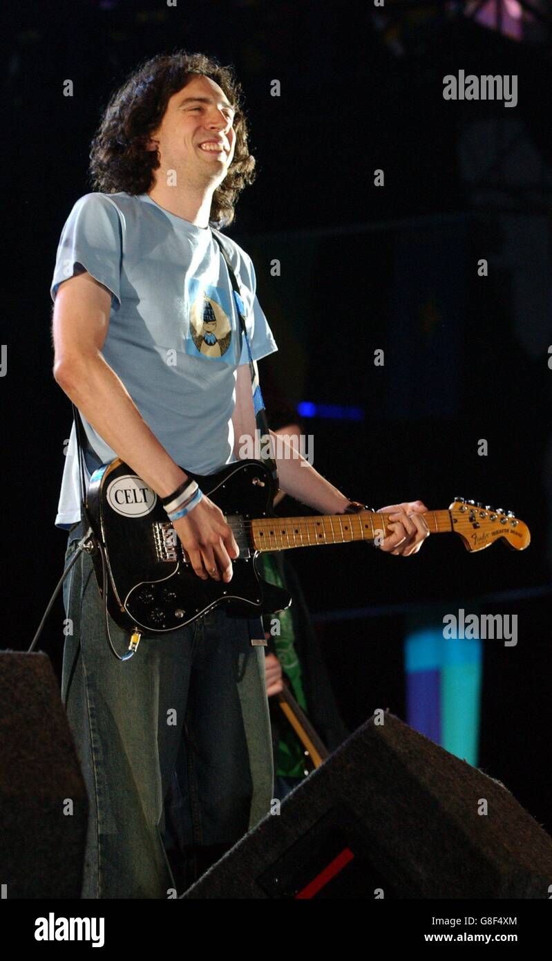 Live 8 Concert - The Final Push - Murrayfield Stadium Stock Photo - Alamy