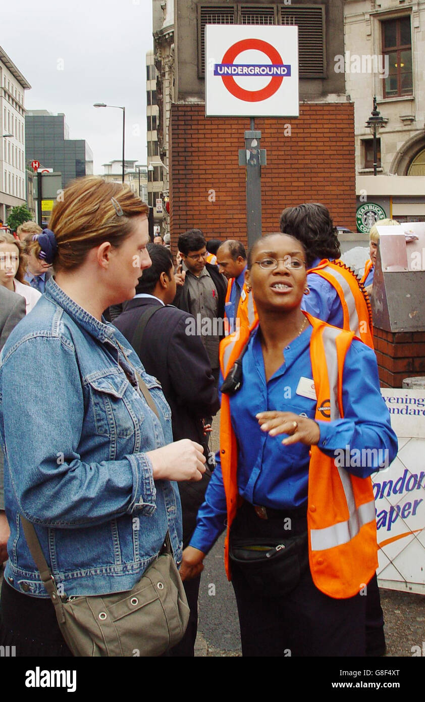 Explosions on london underground hi-res stock photography and images ...