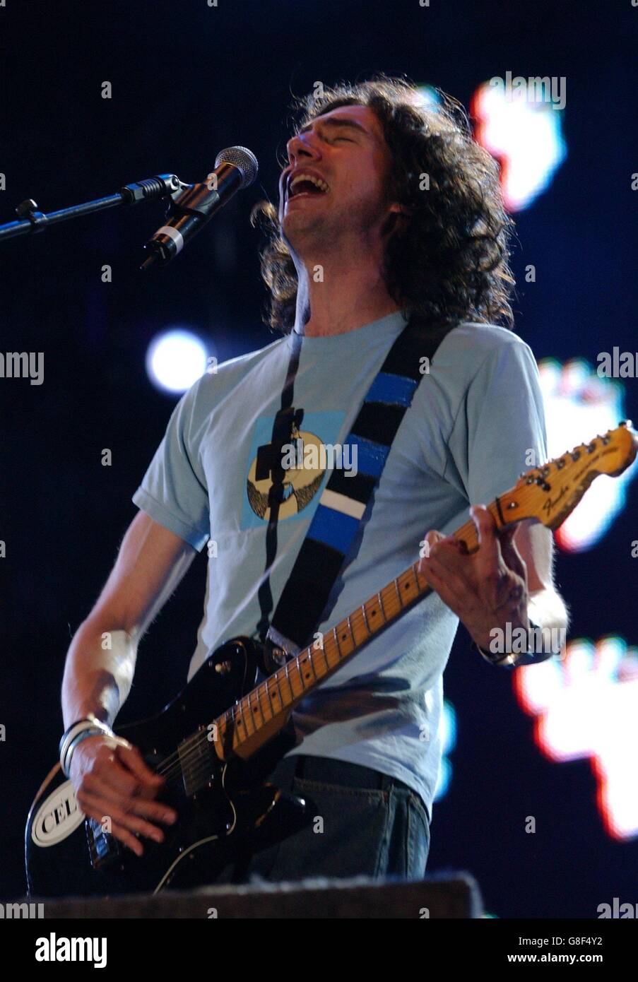 Live 8 Concert - The Final Push - Murrayfield Stadium Stock Photo - Alamy