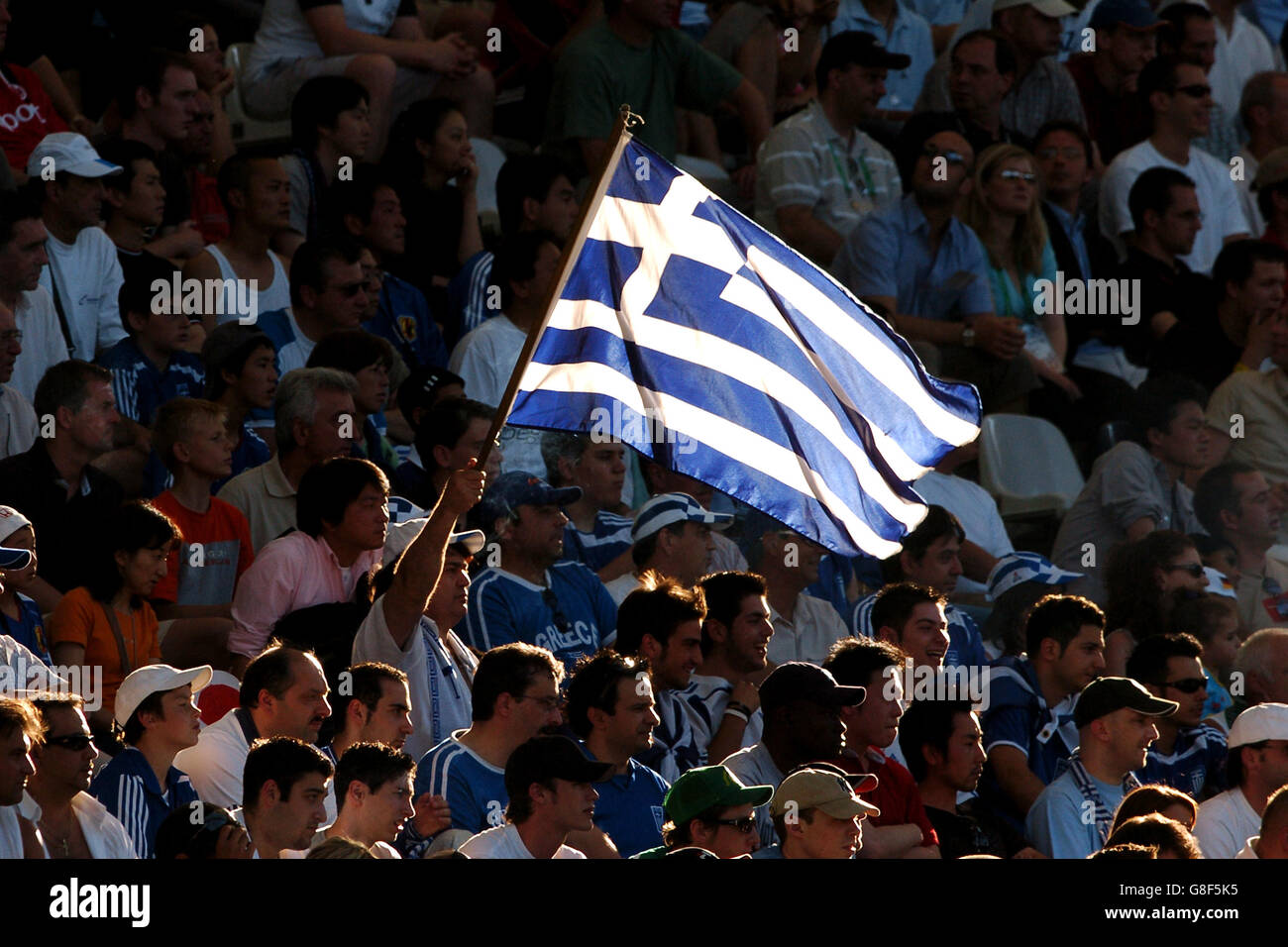 Greek soccer fans hi-res stock photography and images - Alamy