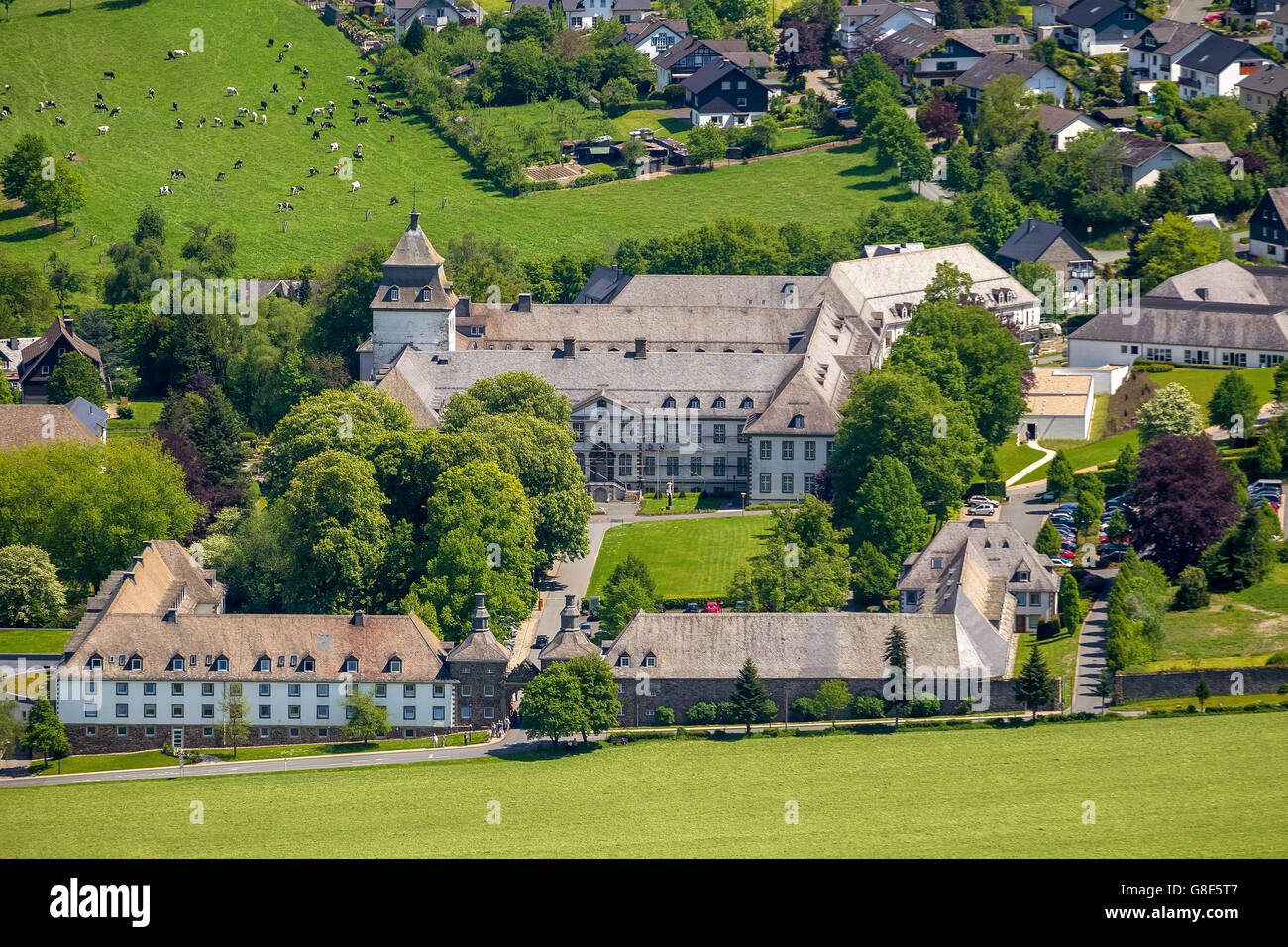 Monastery clinic hospital schmallenberg sauerland hi-res stock ...