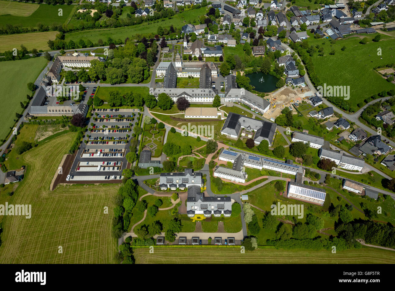 Monastery clinic hospital schmallenberg sauerland hi-res stock ...