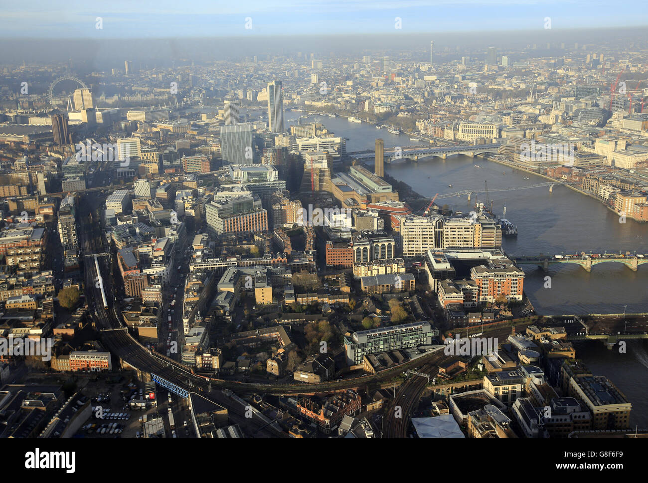 The Shard viewing gallery stock Stock Photo - Alamy