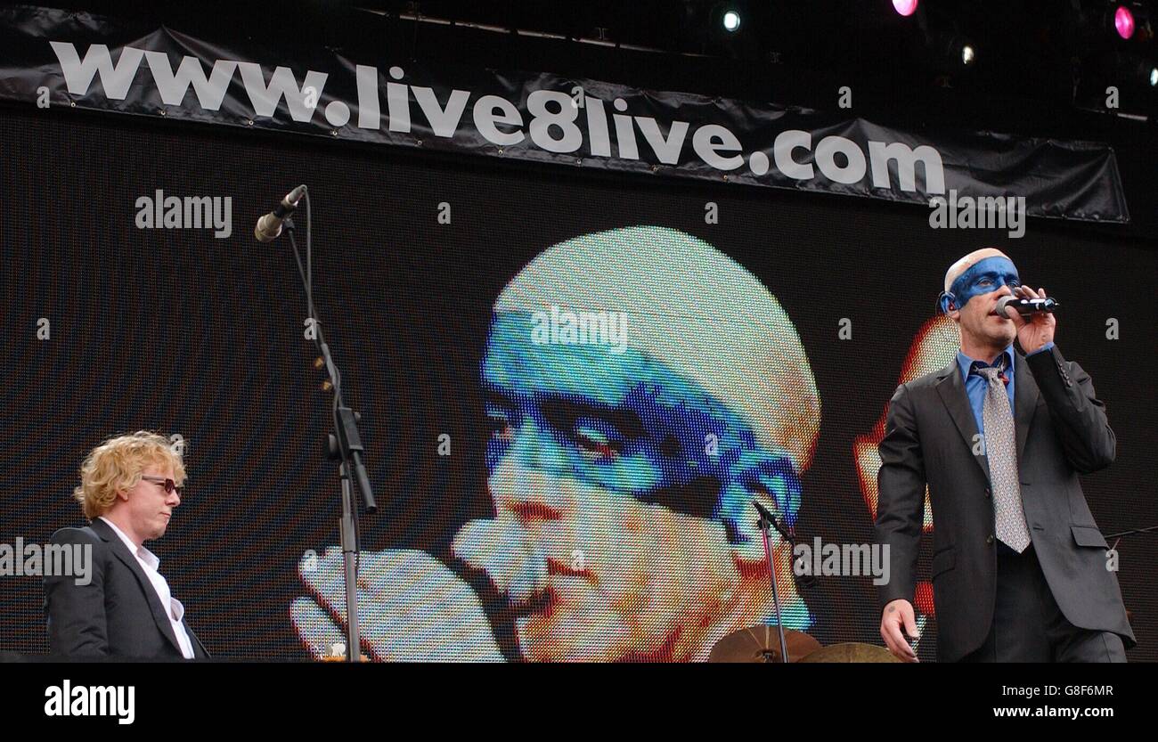 Live8 Concert - Hyde Park Stock Photo - Alamy