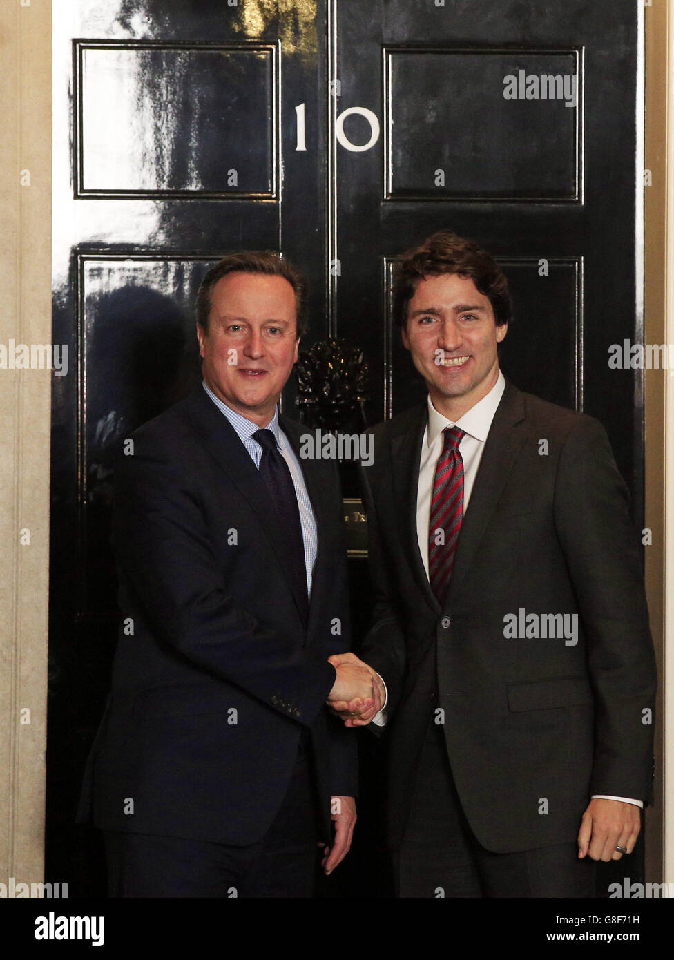 Justin Trudeau visit to the UK Stock Photo - Alamy