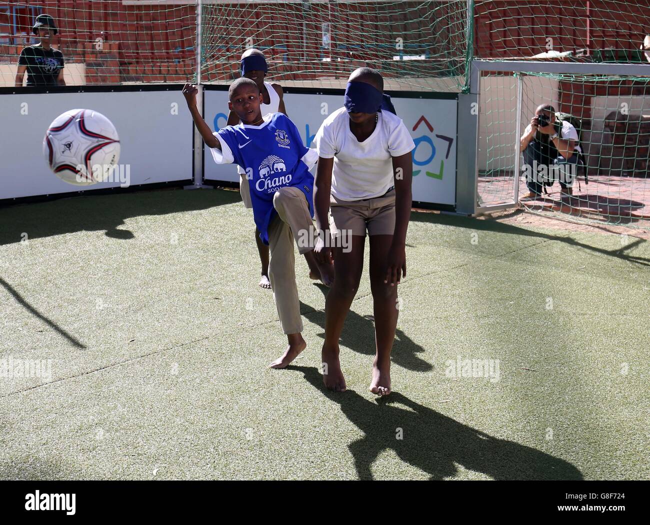 Children at Sentebale St Bernadette's centre for the blind play ...