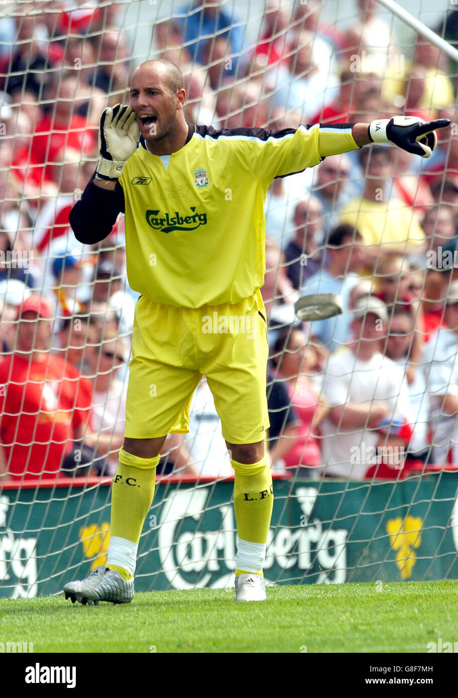 Soccer friendly wrexham liverpool racecourse hi-res stock photography ...