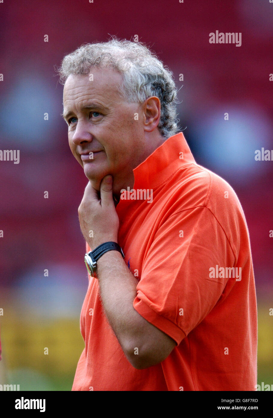 Soccer friendly wrexham v liverpool the racecourse ground hi-res stock ...