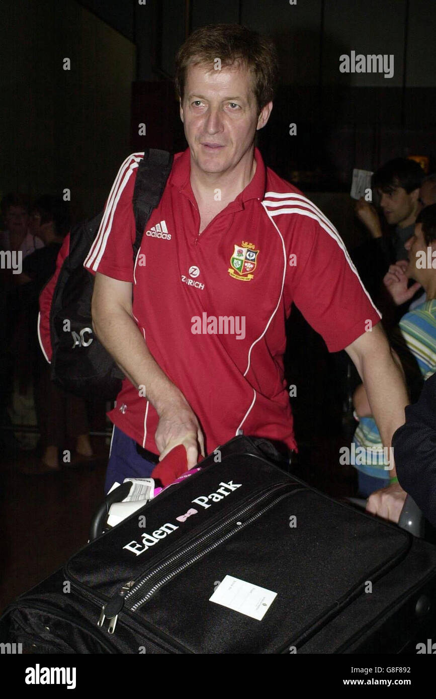 Rugby Union - British & Irish Lions Tour - Heathrow Airport Stock Photo ...