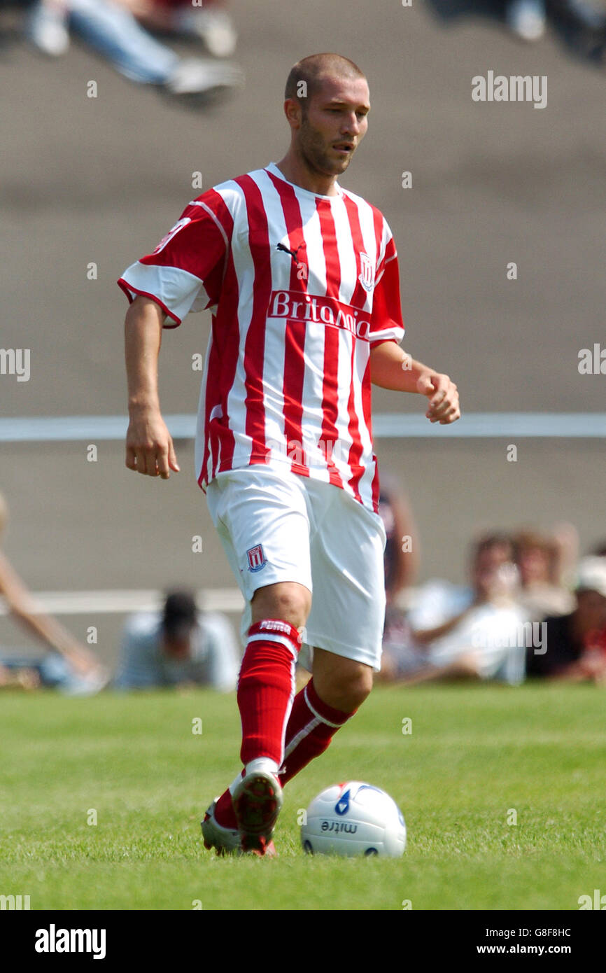 Soccer - Friendly - Newcastle Town v Stoke City - Lyme Valley Stadium ...
