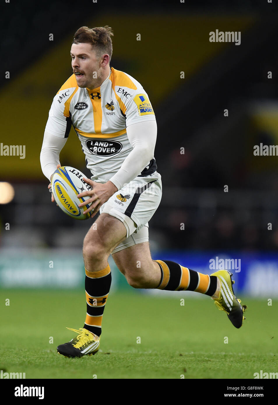 London Irish v Wasps - Aviva Premiership - Twickenham Stadium Stock ...