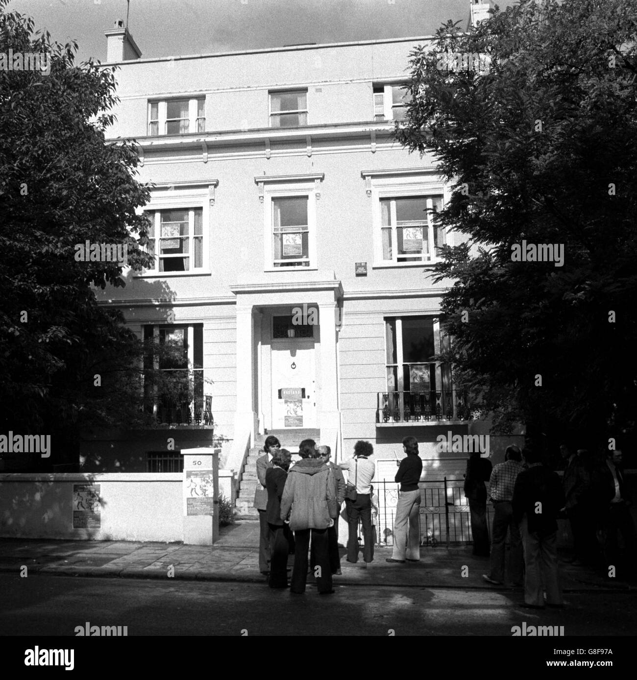 Squatters take over luxury house Stock Photo - Alamy