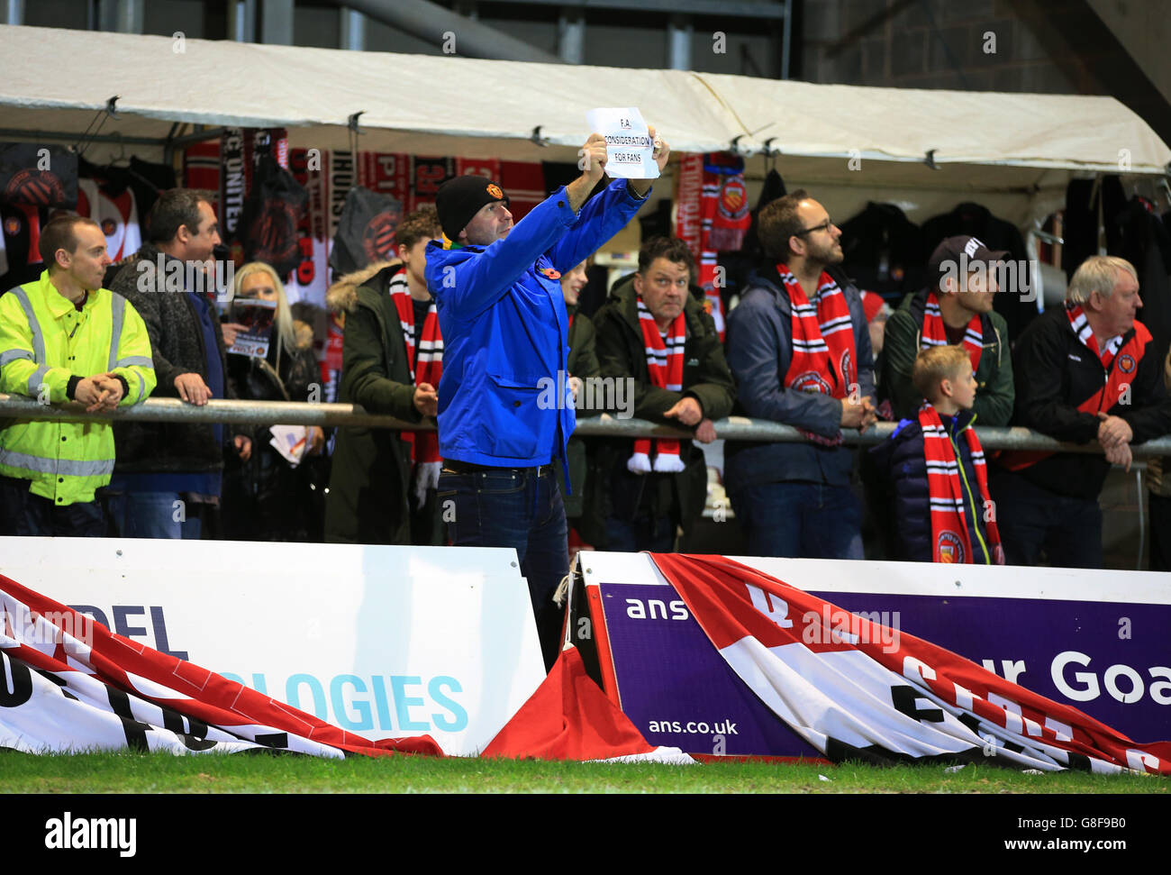 Chesterfield fan banner hi-res stock photography and images - Alamy