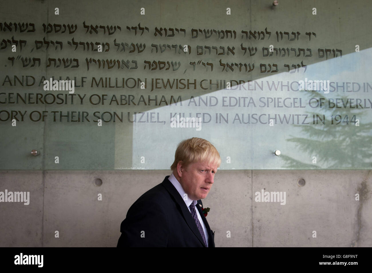 Boris Johnson visit to Israel - Day Two Stock Photo - Alamy