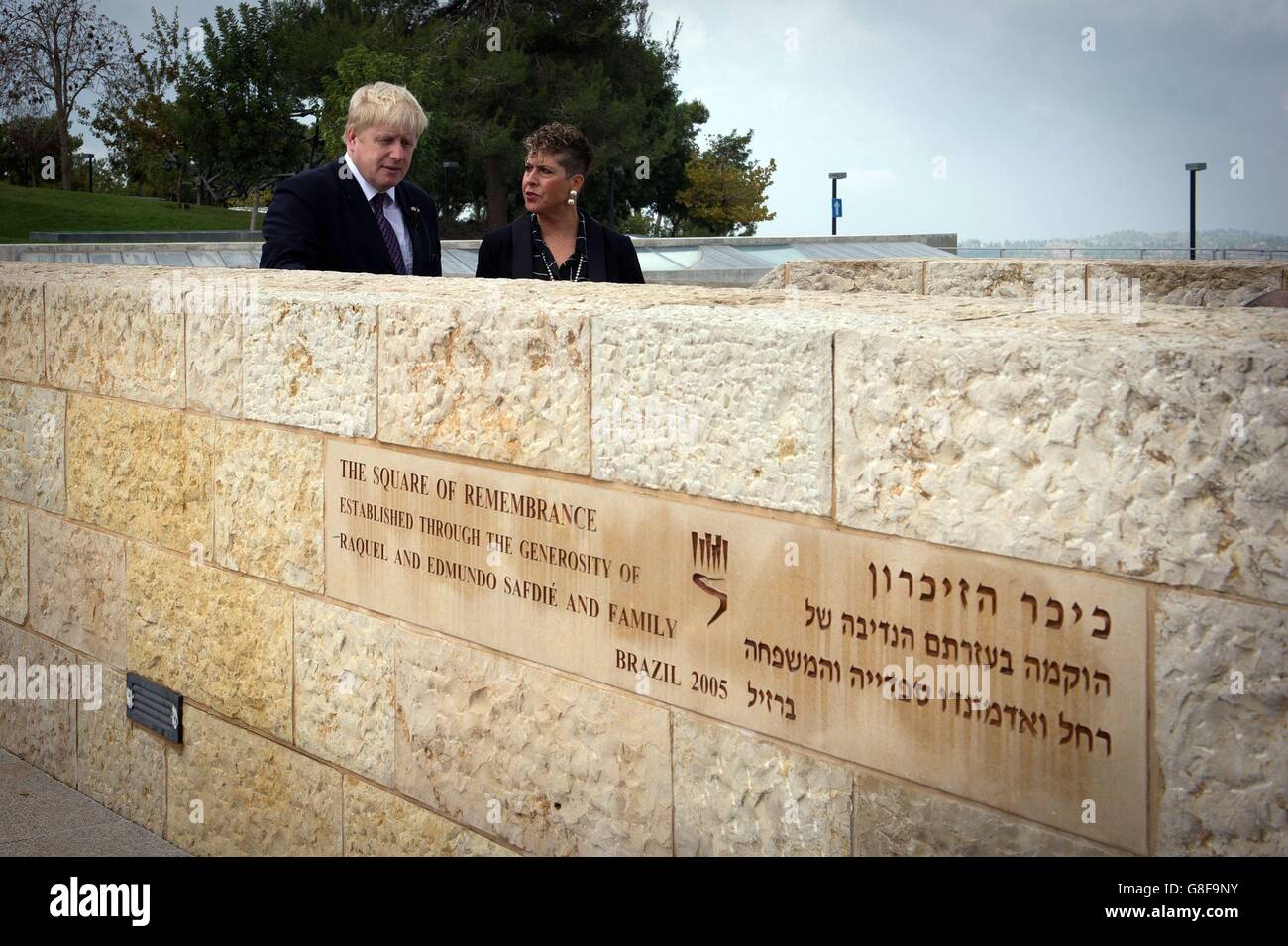 Boris Johnson visit to Israel - Day Two Stock Photo - Alamy