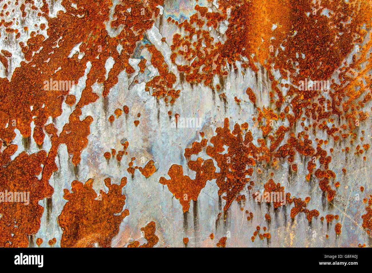 Rusty surface, metal, rusted, weathered, structures Stock Photo - Alamy