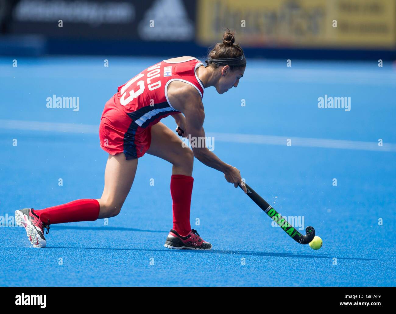 Investec Women's Hockey, Champions Trophy, London, June 2016. Emily ...