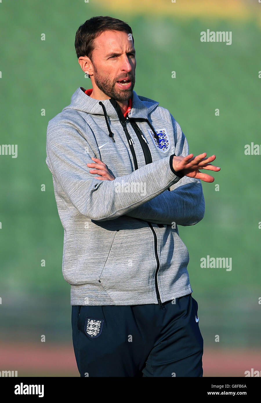 England U21 manager Gareth Southgate during the UEFA European Under 21 ...