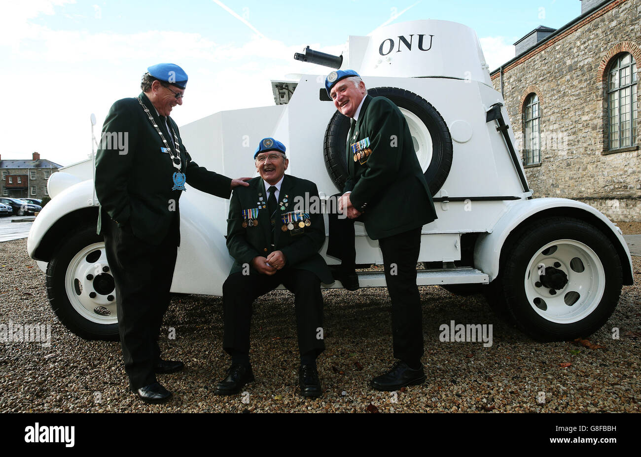 UN veterans of Post 25 Fermoy (left to right) Martin O'Keeffe, Jim ...