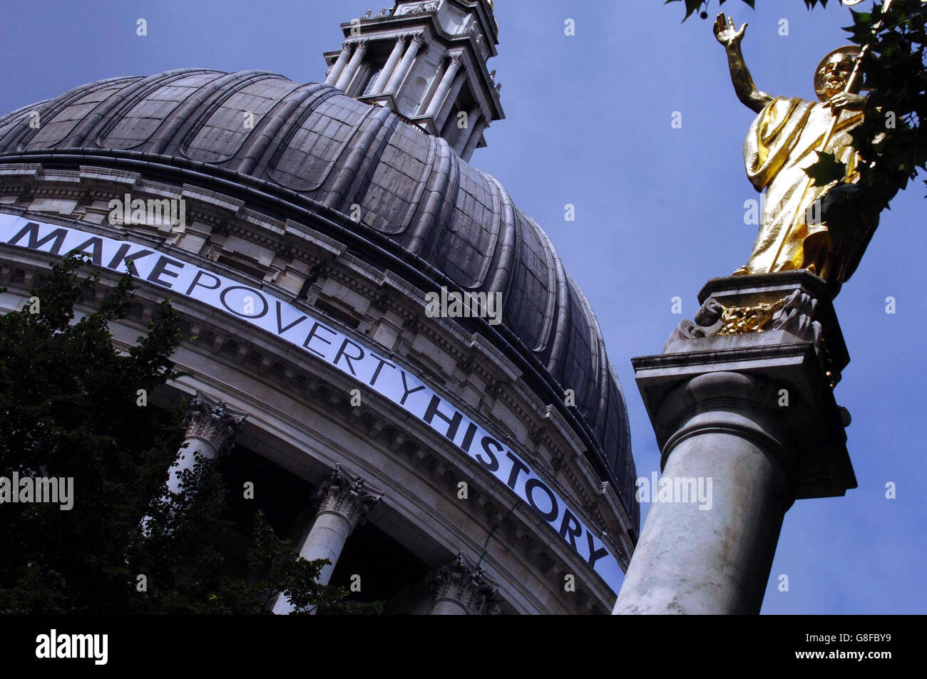 Make Poverty History Stock Photo - Alamy