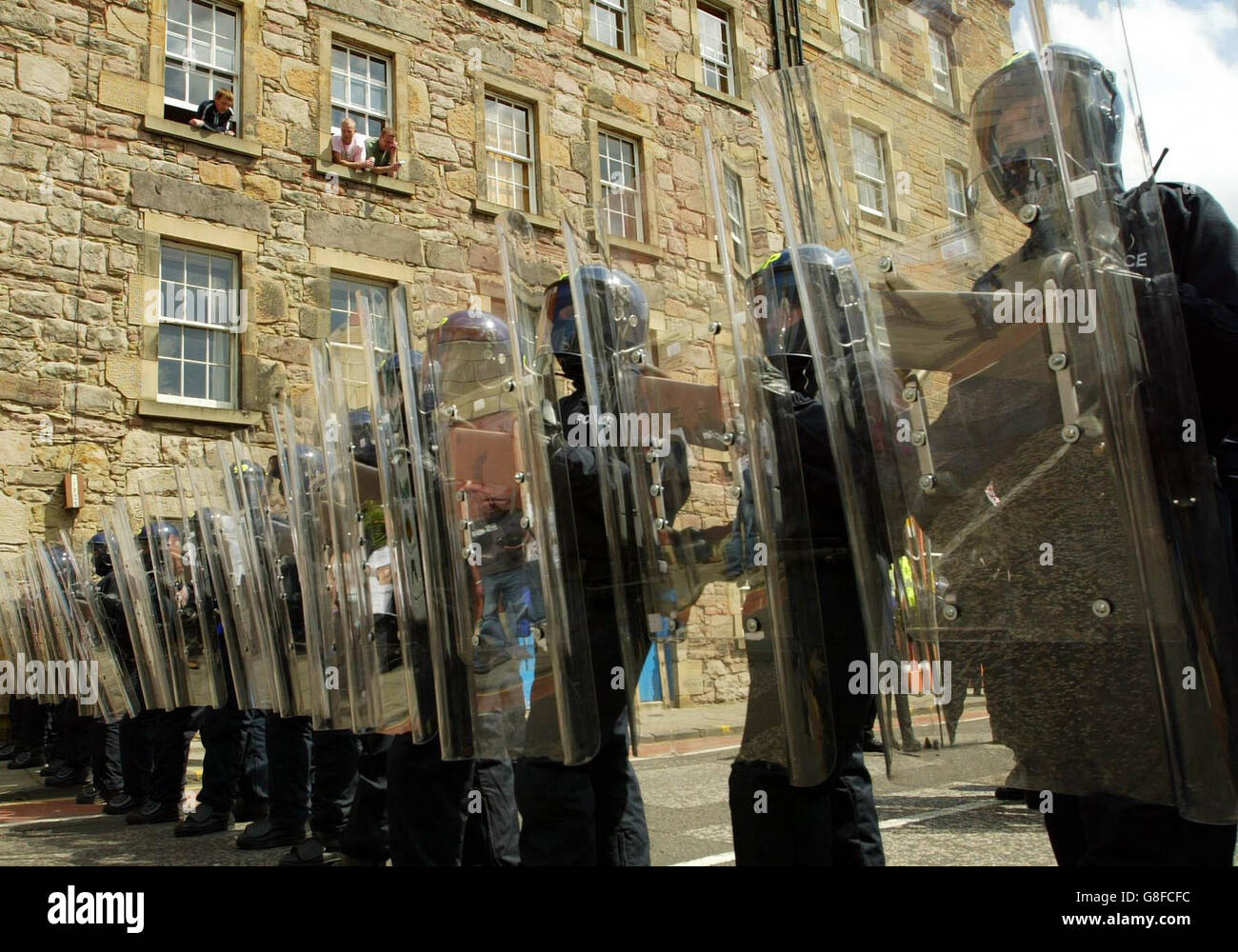 G8 summit protest edinburgh hi-res stock photography and images - Alamy