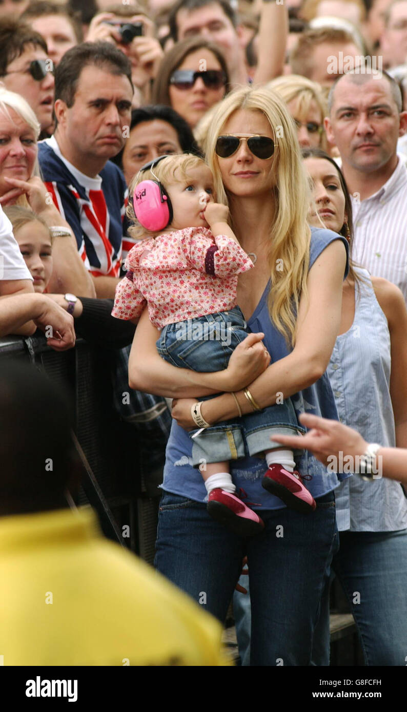 Live 8 Concert - Hyde Park Stock Photo - Alamy