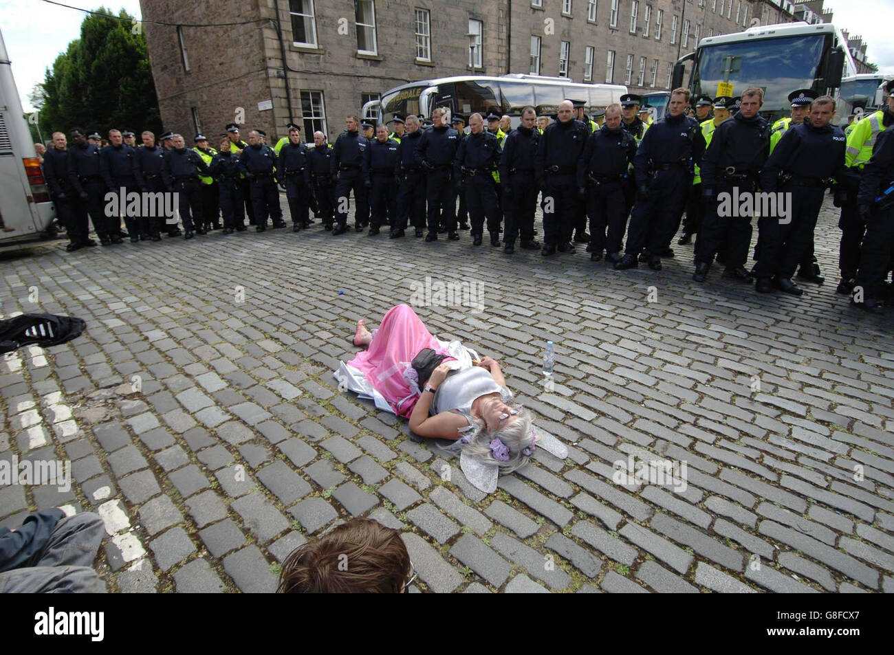 Make Poverty History March - Edinburgh Stock Photo - Alamy