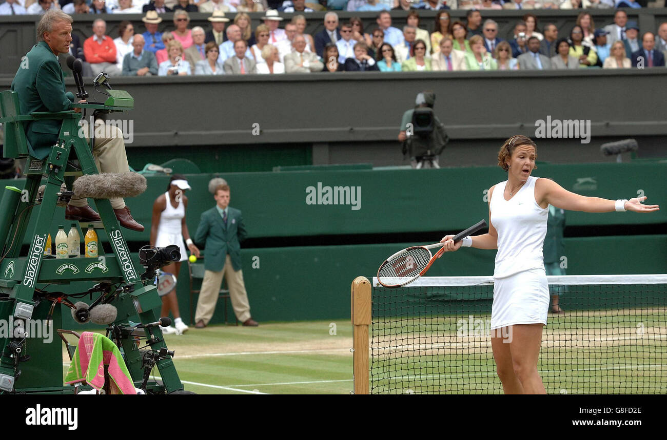 Tennis - Wimbledon Championships 2005 - Women's Final - Venus Williams ...