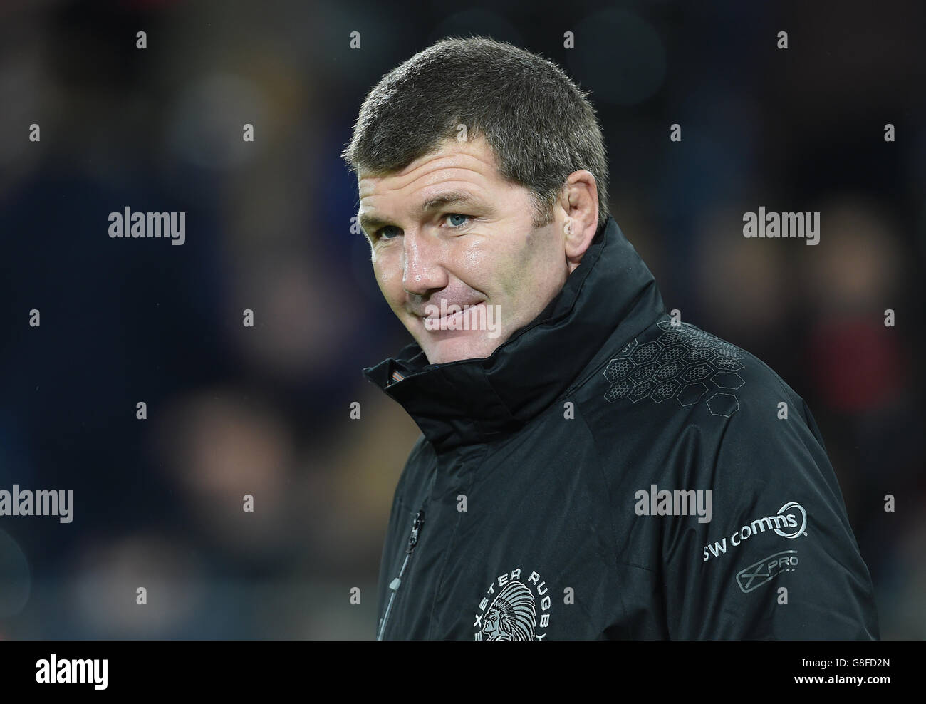 Exeter Chiefs head coach Rob Baxter before the European Champions Cup ...