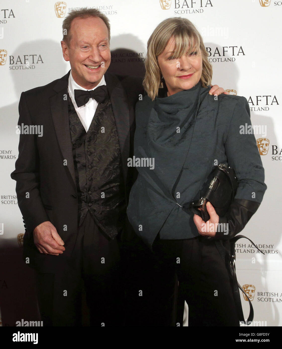 Bill Paterson and Hildegard Bechtler arriving at the British Academy ...