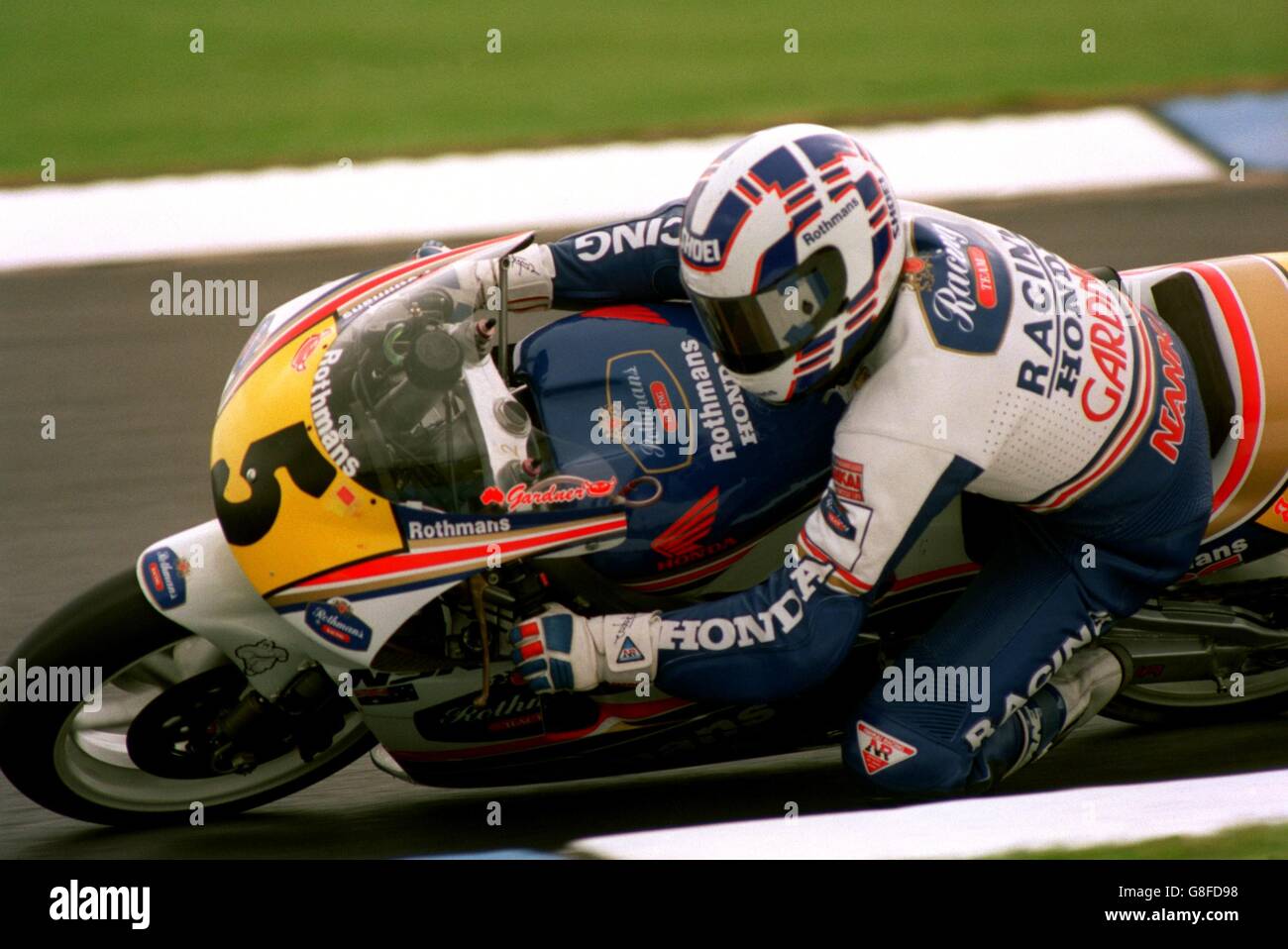 MOTOR CYCLE GRAND PRIX. WAYNE GARDNER, AUSTRALIA, BRITISH MOTOR CYCLE ...