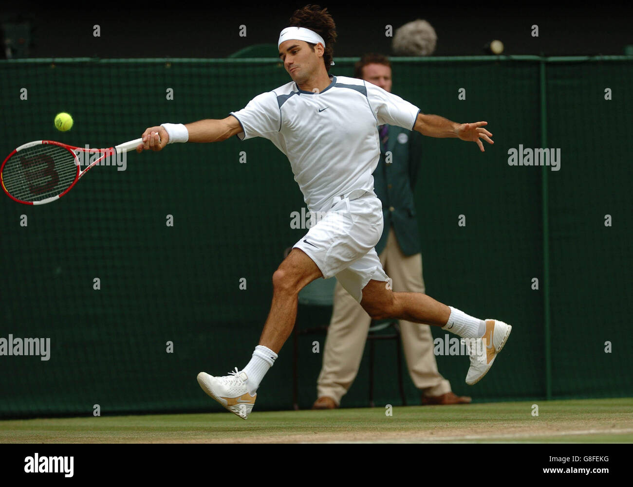 Tennis - Wimbledon Championships 2005 - Men's Final - Roger Federer v ...