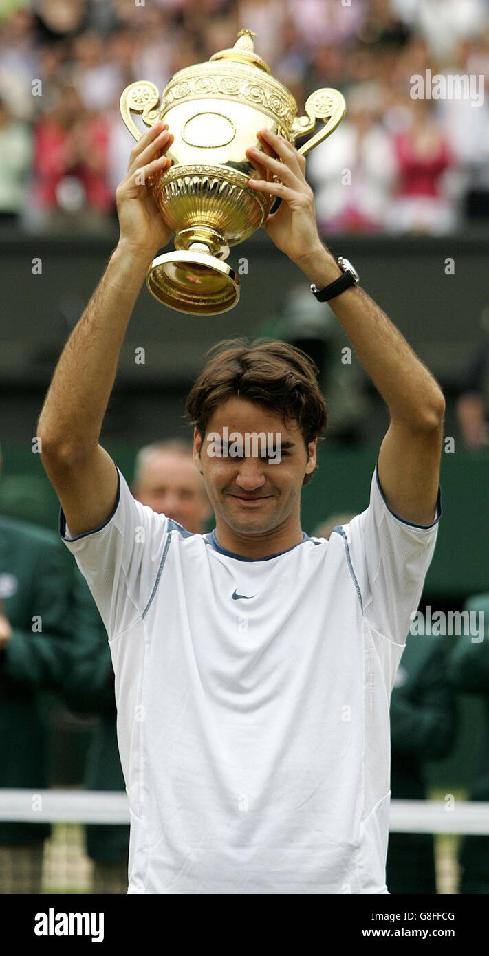 Tennis - Wimbledon Championships 2005 - Men's Final - Roger Federer v ...
