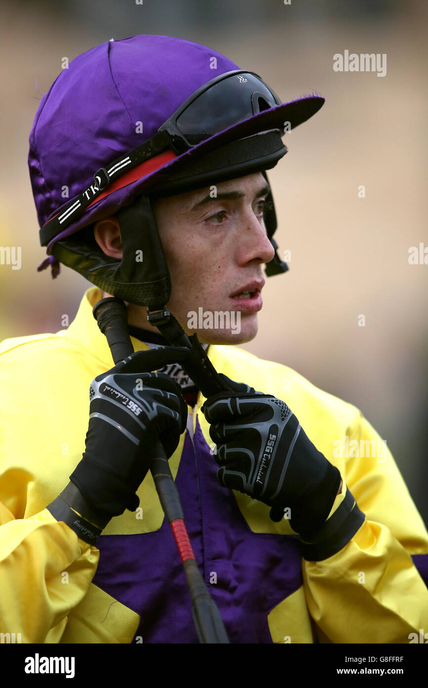 Jockey Shane Shortall prior to his ride on Definite Soldier in the ...