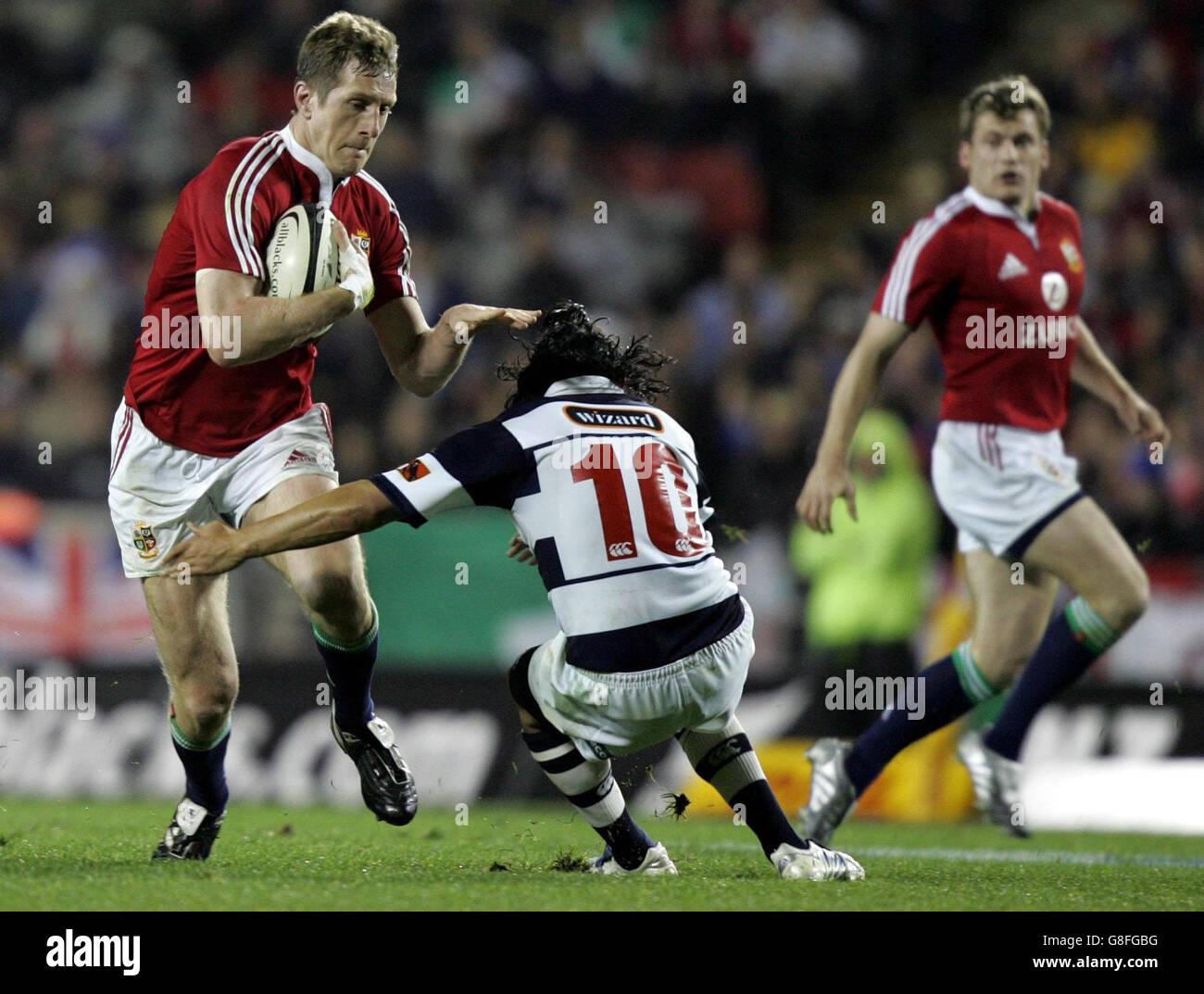 Rugby union tackling action greenwood hi-res stock photography and ...
